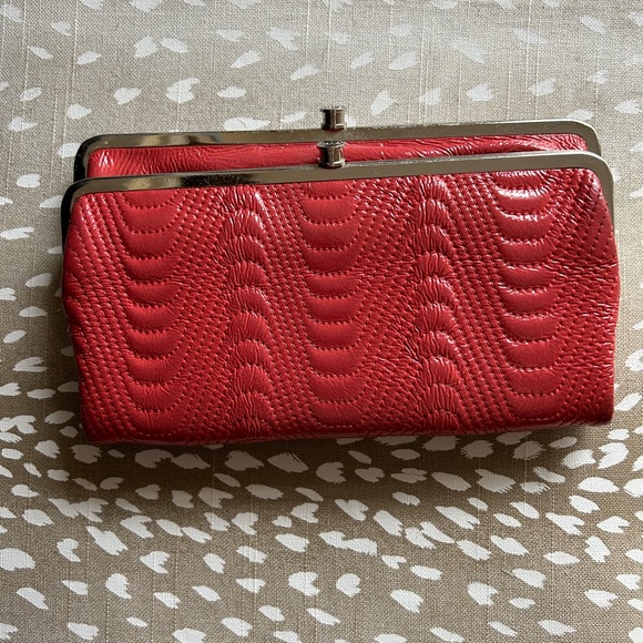 HOBO | Bags | Hobo Lauren Wallet In Redcoral | Poshmark